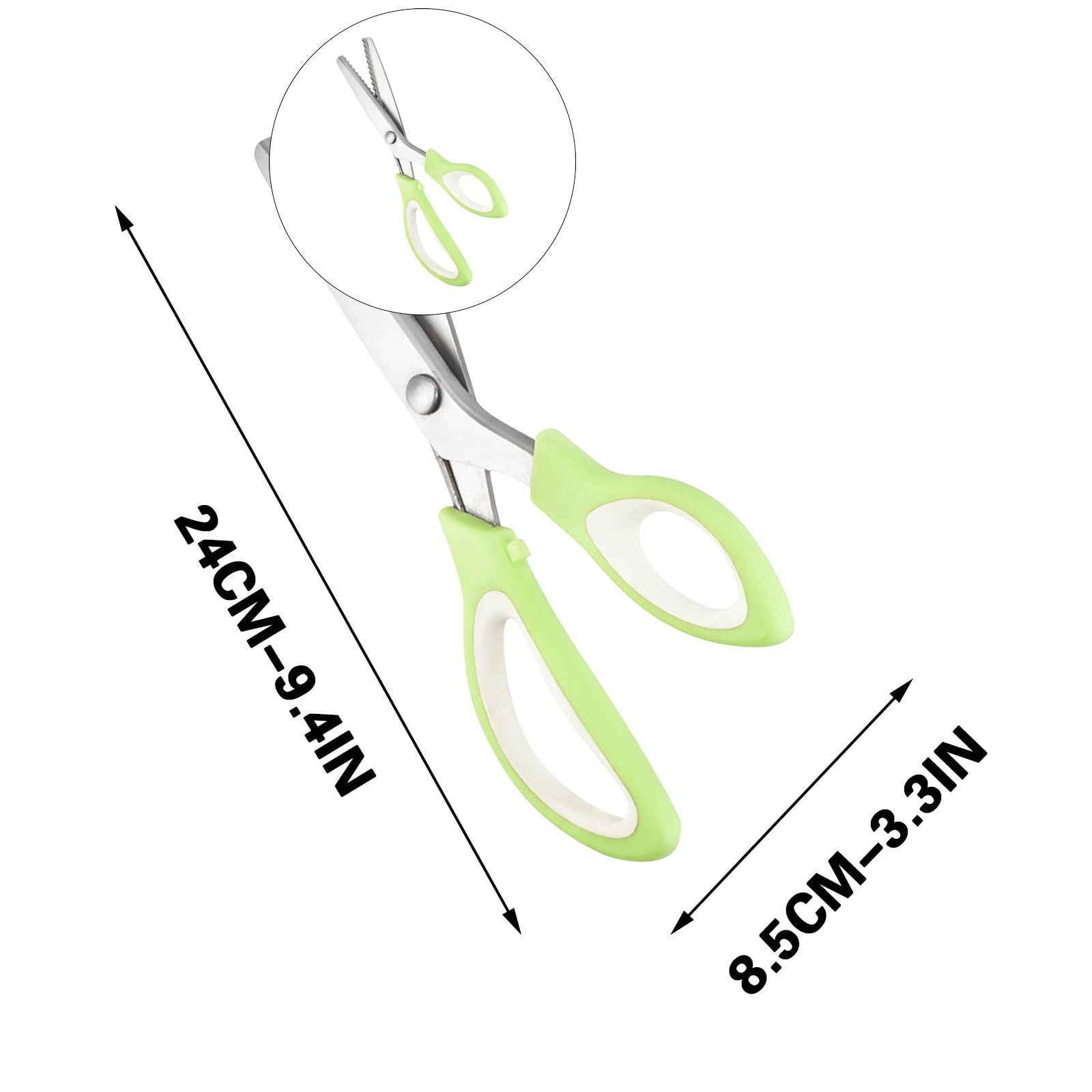 Yoloke Shears, Zig Zag Craft Scissors Decorative Edge, Pinking Shears ...