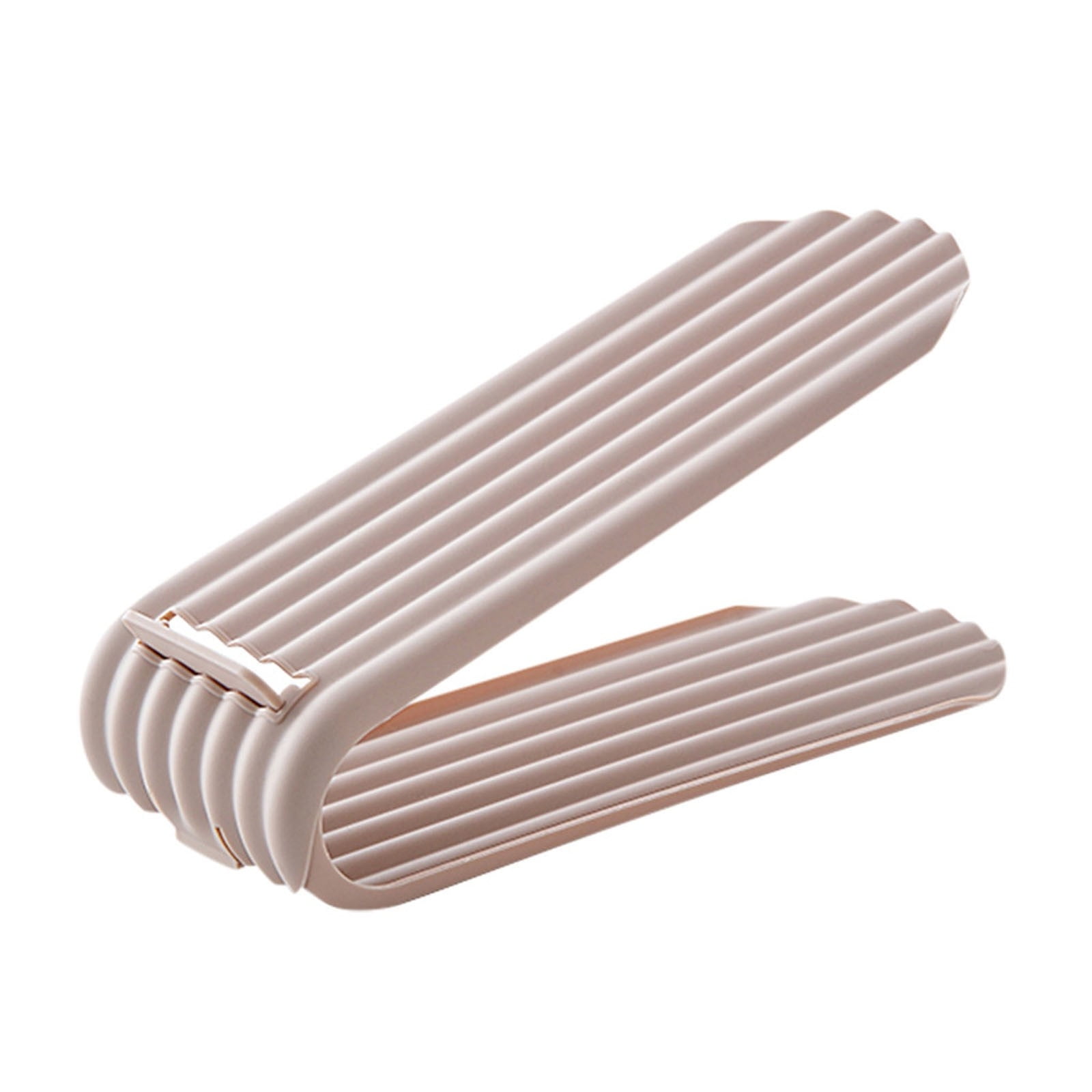 Yoloke Shoe Slots Organizer, Adjustable Double Layer Shoe Stack ...