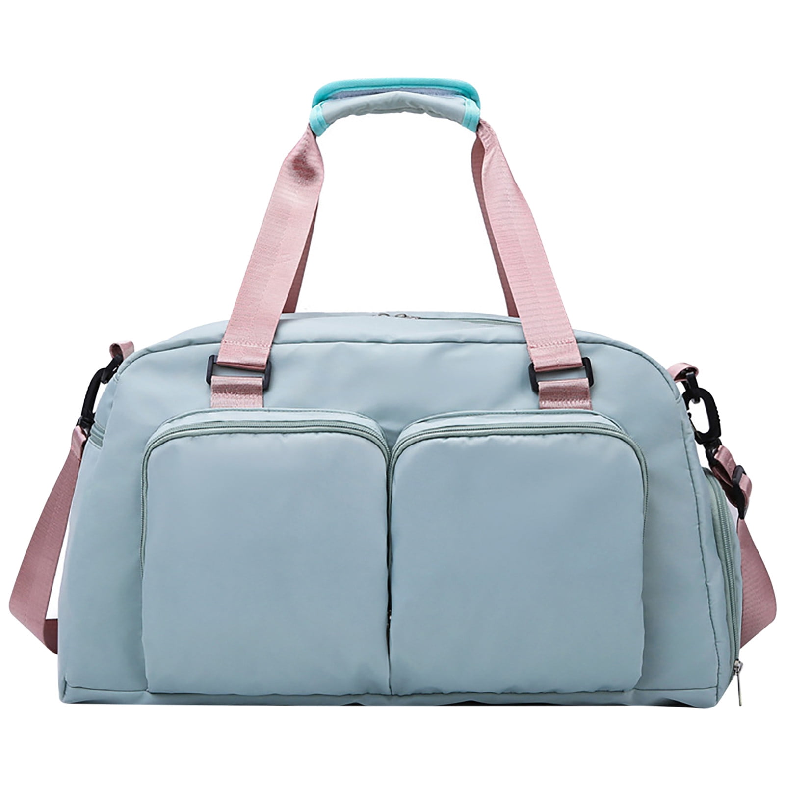 Yoloke Small Gym Bag for Women, Waterproof Travel Duffle Bag Carry On Weekender Bag with Shoe ...