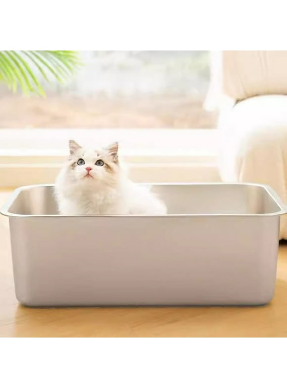 Stainless Steel Litter Boxes in Cat Litter Boxes - Walmart.com