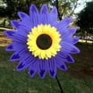 Sunflower Wind Spinner Plastic Sunflower Pinwheel Garden DIY Ornaments ...