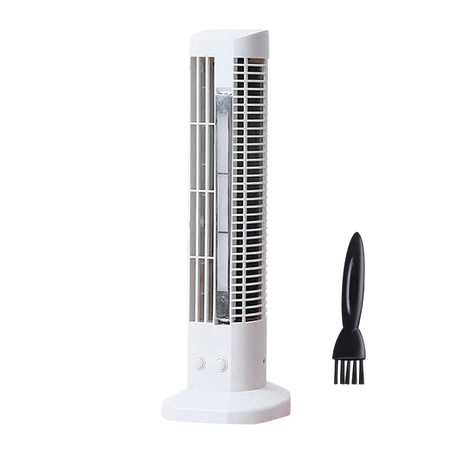 Yoloke Tower Fan with LED Light, Small Oscillating Quiet USB Desk Air ...
