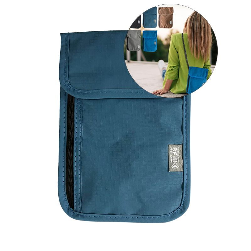 Yoloke Travel Neck Wallet – Passport Holder Organizer Neck Pouch ...
