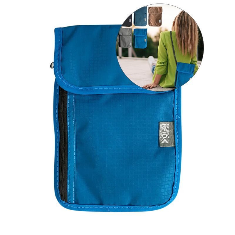Yoloke Travel Neck Wallet – Passport Holder Organizer Neck Pouch ...