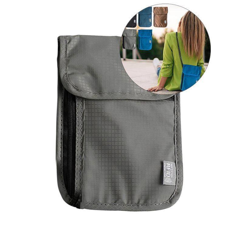 Yoloke Travel Neck Wallet – Passport Holder Organizer Neck Pouch ...