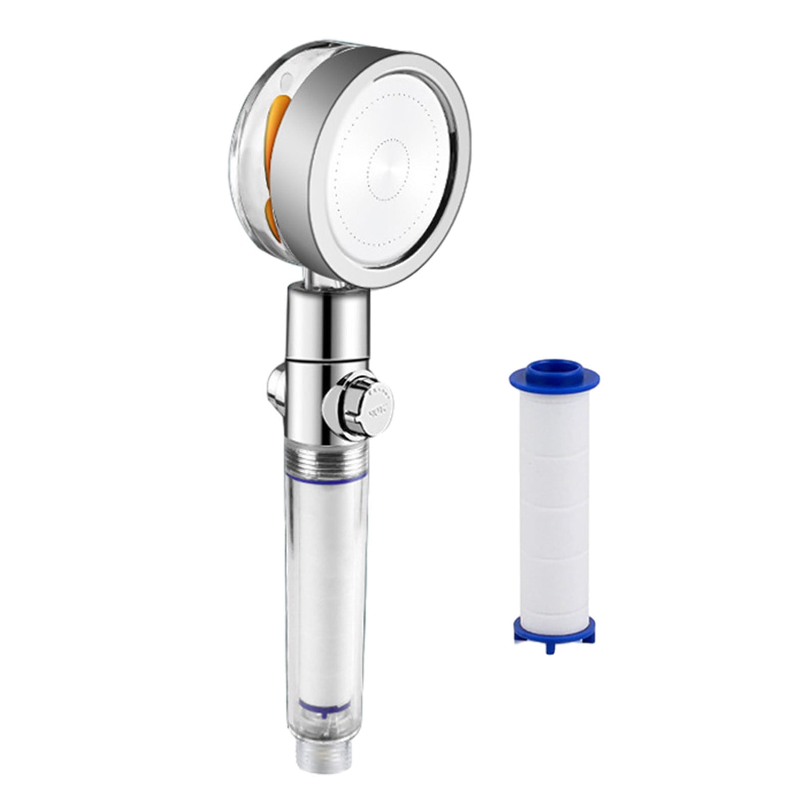 Yoloke Turbocharged Shower Head with Rotating Nozzle - Enhanced Home ...