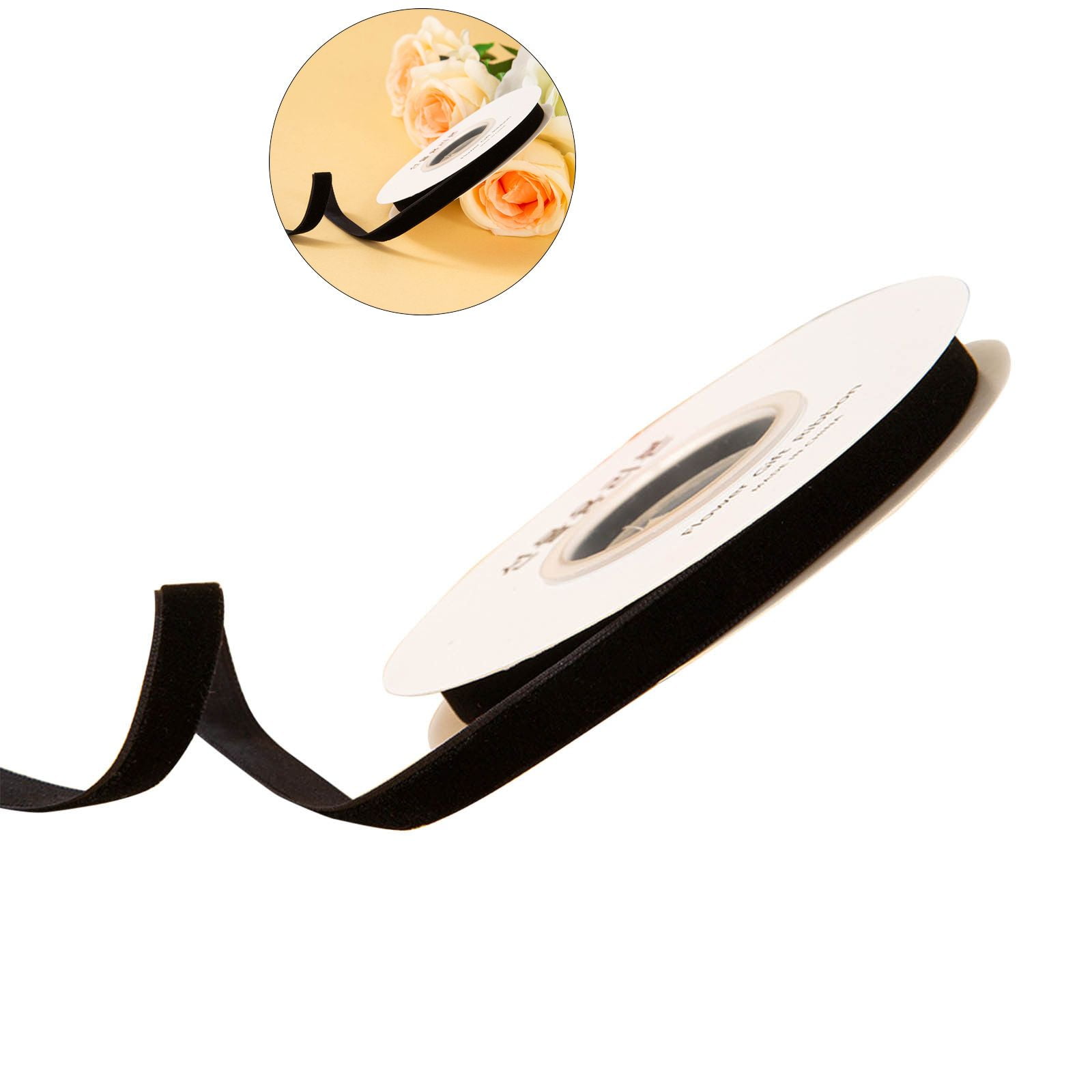 Yoloke Velvet Ribbon, Thin Velvet Ribbon for Crafts, Gift Wrapping, DIY ...