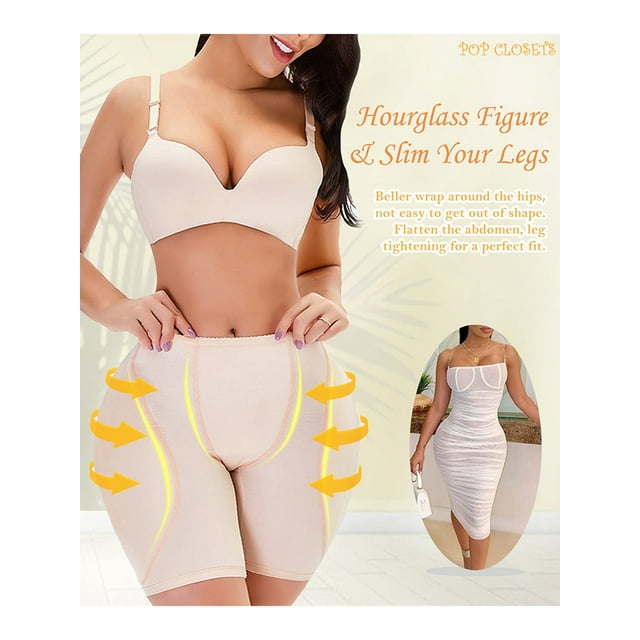 Yolossia Womens Tummy Control Hip Enhancer Shapewear Padded Underwear