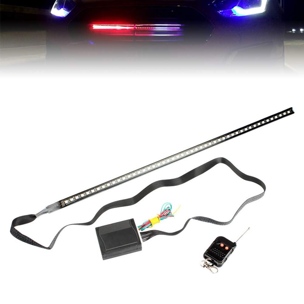 Yolu RGB LED Knight Rider Scanner Light Strip 22'' 48-SMD Multicolored ...