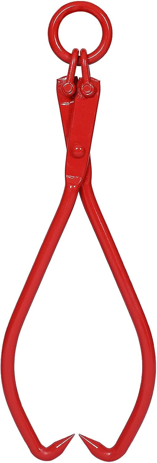 Yoluckea 2 Claws Felled Timber Claw Hook, 16" Timber Log Lifting ...