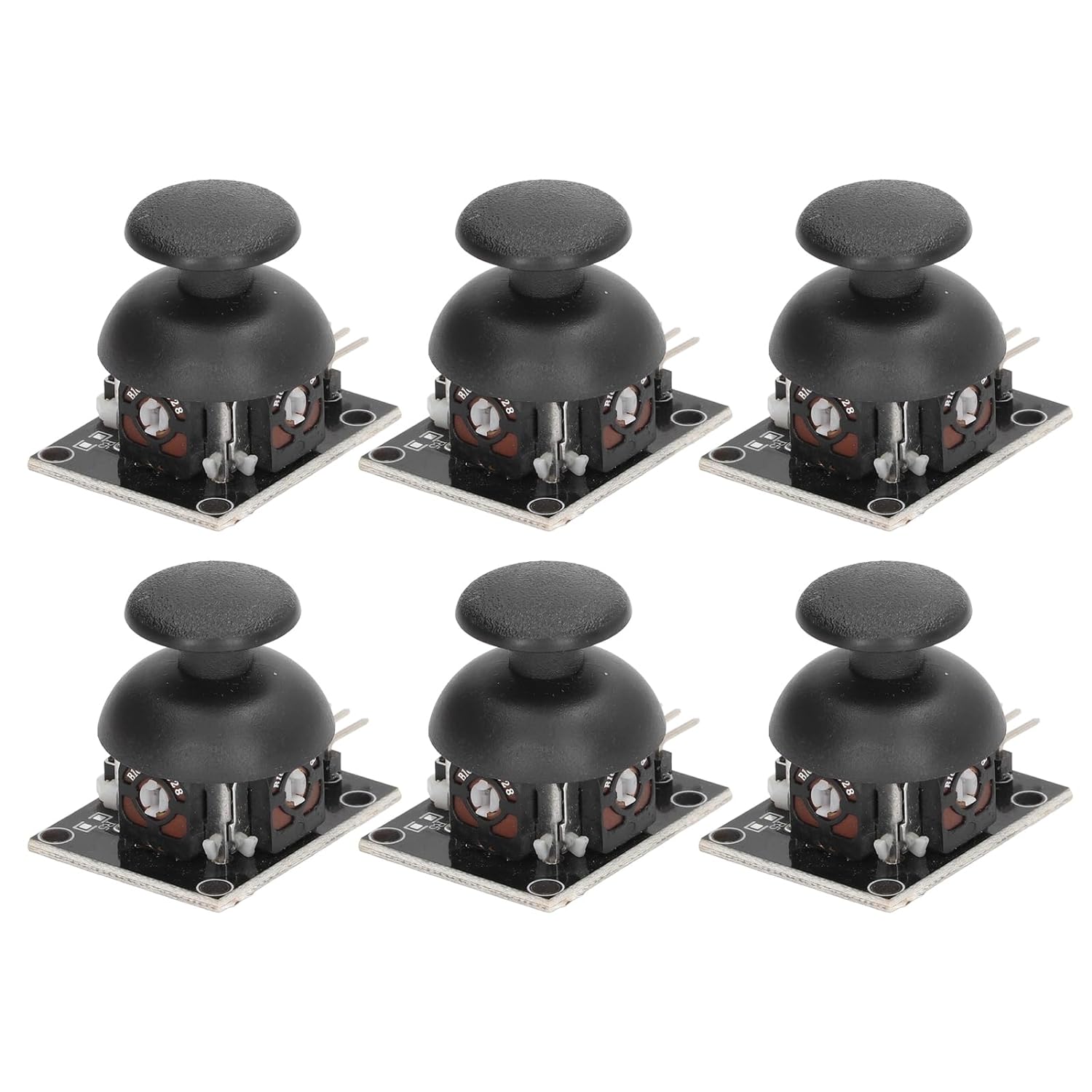 Yoluxingy Game Control Module, 6 Sets Joystick Sensor Game Controller Module X Y Dual Axes ...