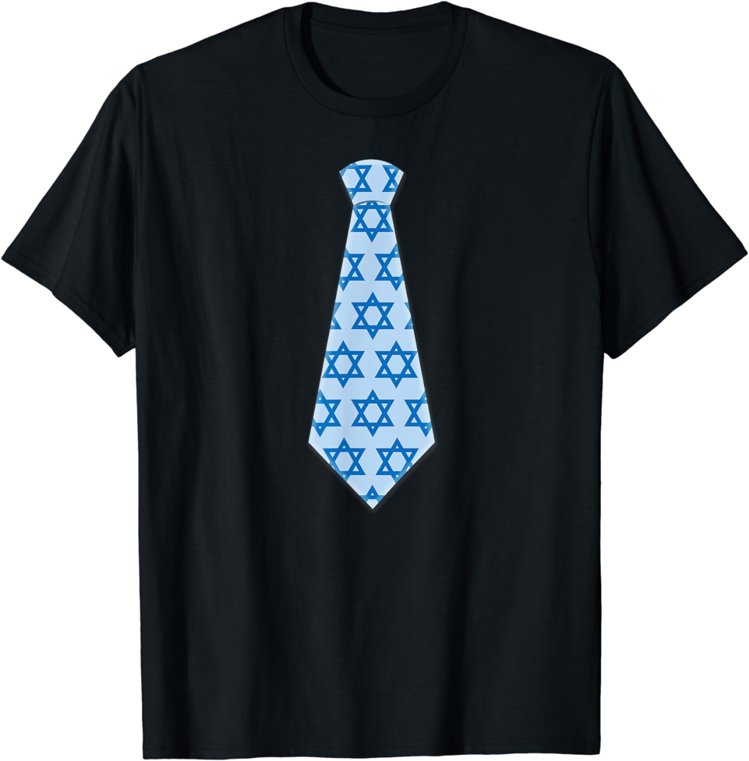 Yom Ha'atzmaut Israel Star of David Bright Tie Israeli Shirt - Walmart.com