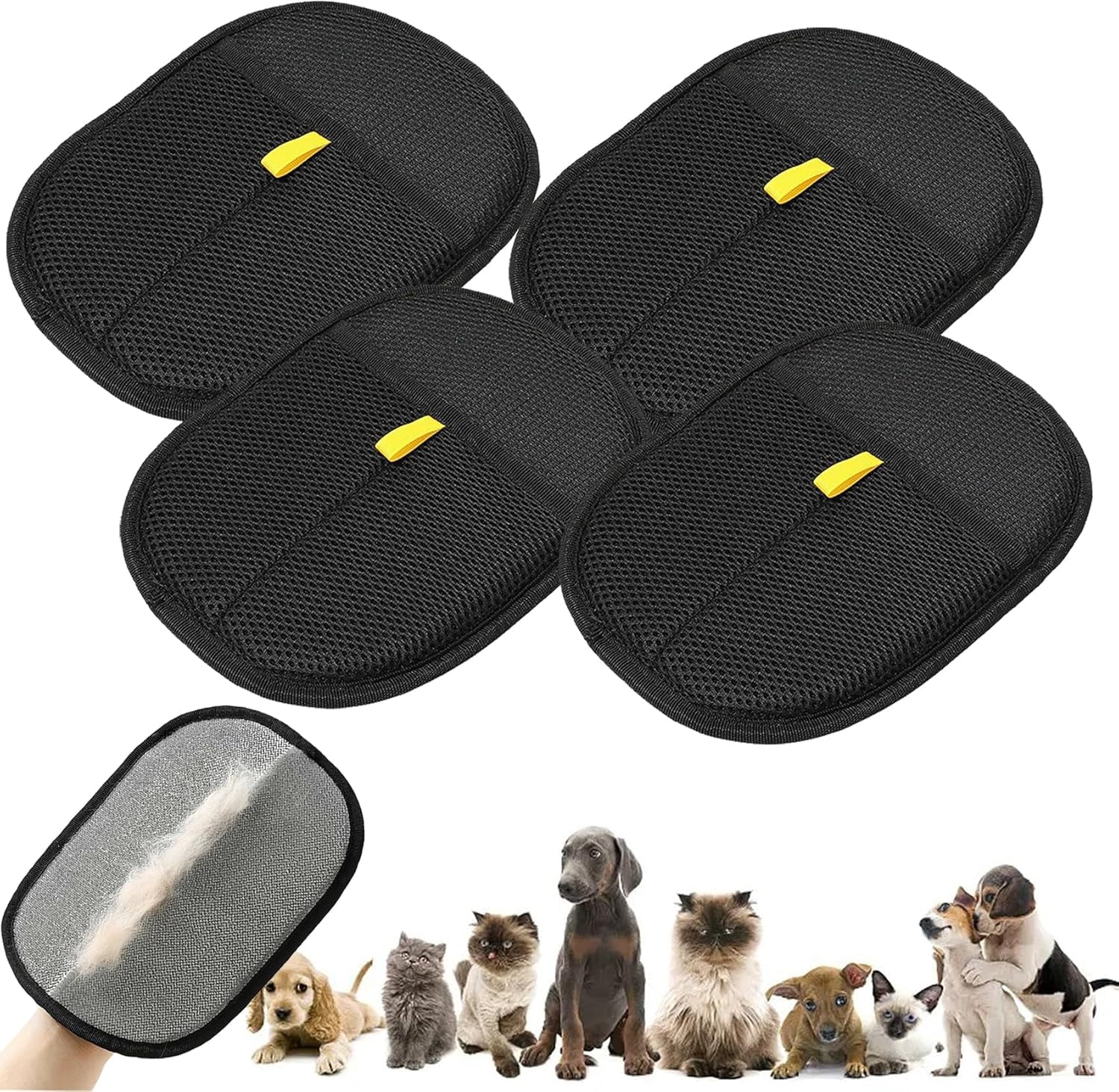 Yomi Pet Hair Remover Glove, Electrostatic Gloves Pet Hair ...