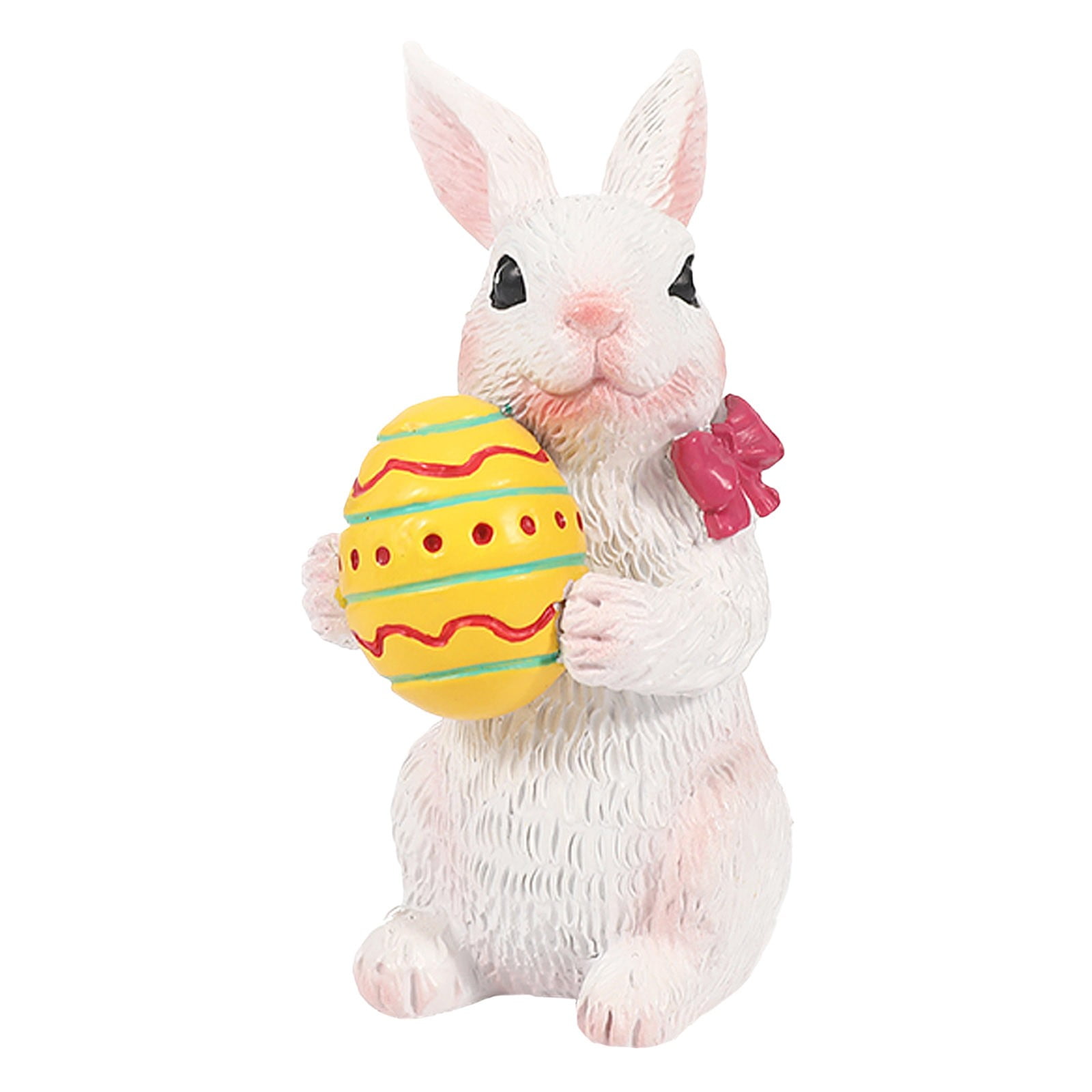 Yoncen Easter Bunny Decorations Spring Home Decor Bunny Figurines ...