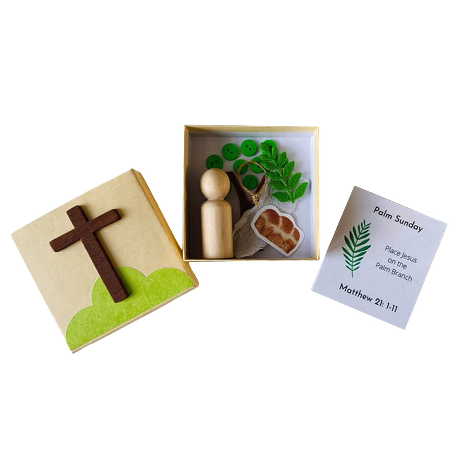 Yoncen Holy Week Box Easter Box Set DIY Holy Week Box Resurrection Game ...