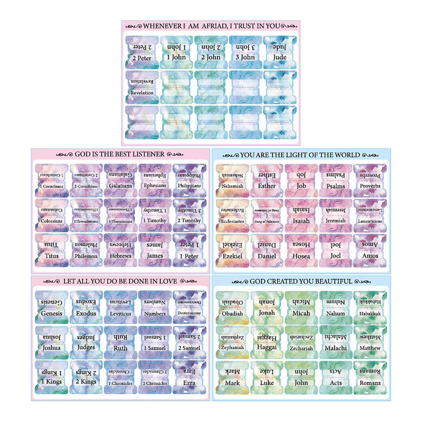 Yoncen Labels With Unique Stickers Women's Labels Laminated Labels ...