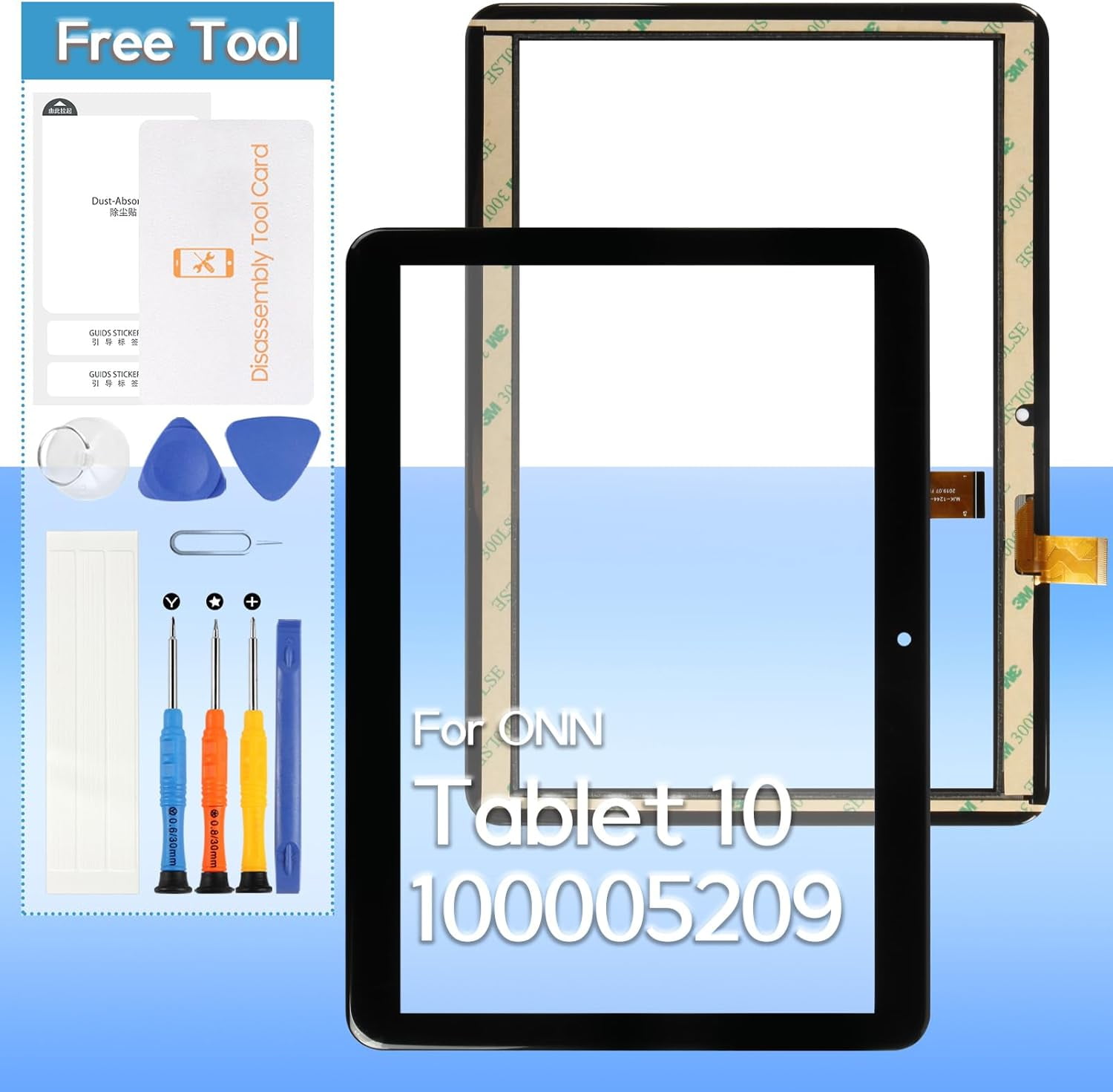 Yondista for ONN Tablet 10 100005209 ONA19TB007 Touch Screen Digitizer ...