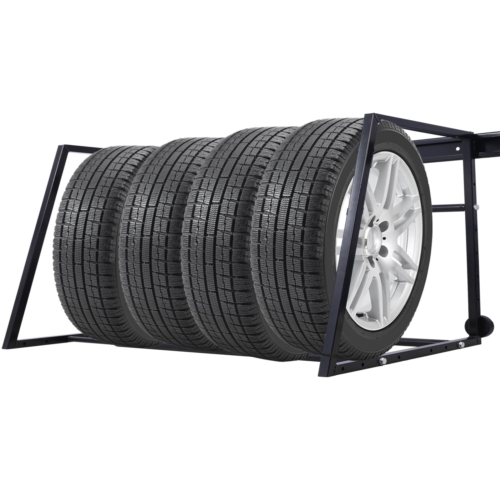 Yone jx je Heavy Duty Adjustable Garage, Wall Multi-Tire Rack Storage ...