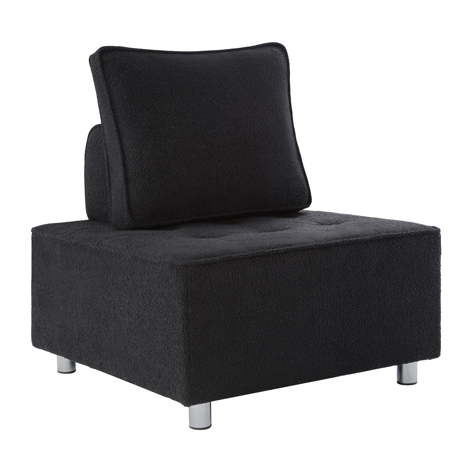 Yone jx je Modern Ottoman Lazy Chair, Accent Reading Chair, Cozy Lounge ...