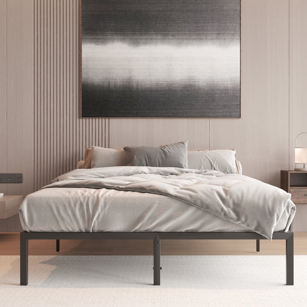 Yone jx je Twin Bed Frame, Heavy Duty Metal Platform Bed Base, No Box ...