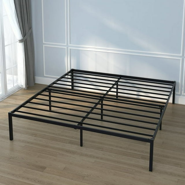 Yoneston 18" High Storage Queen Size Metal Platform Bed Frame No Box ...