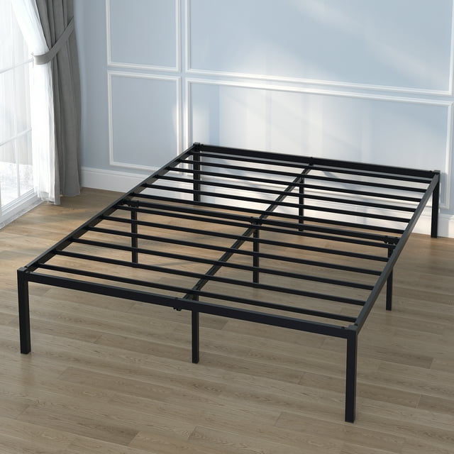 Yoneston 18 Inch Queen Size Steel Platform Bed Frame - Walmart.com