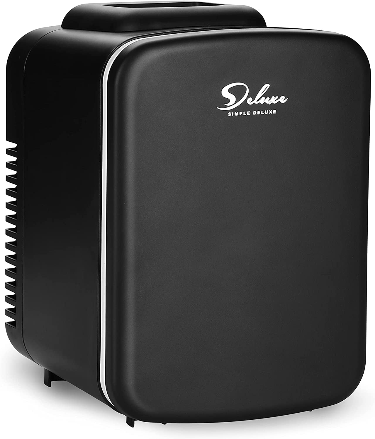 Yoneston 4L Deluxe Mini Fridge, 6 Can Portable Cooler & Warmer Freon ...