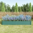 Yoneston Galvanized Raised Garden Beds Kit 7.6x3.7x0.98ft Rectangle ...