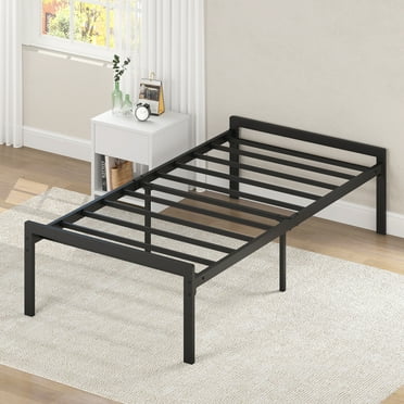 CASEMIOL Queen Bed Frame with Headboard, Twin Size Metal Platform Bed ...