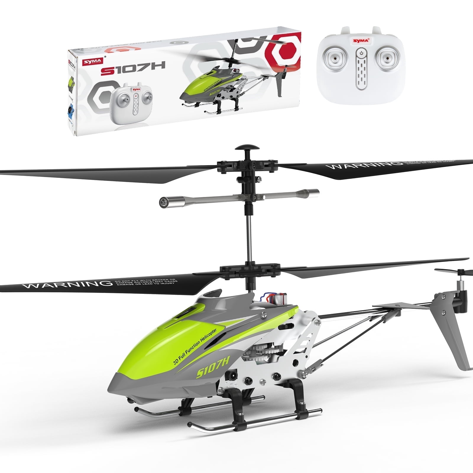 SYMA S107H Yoneston Flying Mini RC Helicopter with Altitude Hold, One ...