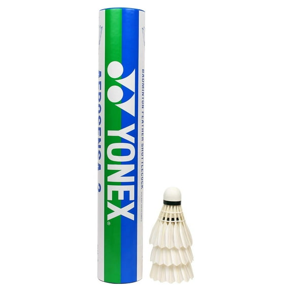 Professional Yonex Aerosensa 2 Badminton Shuttlecocks, White, Pack of ...