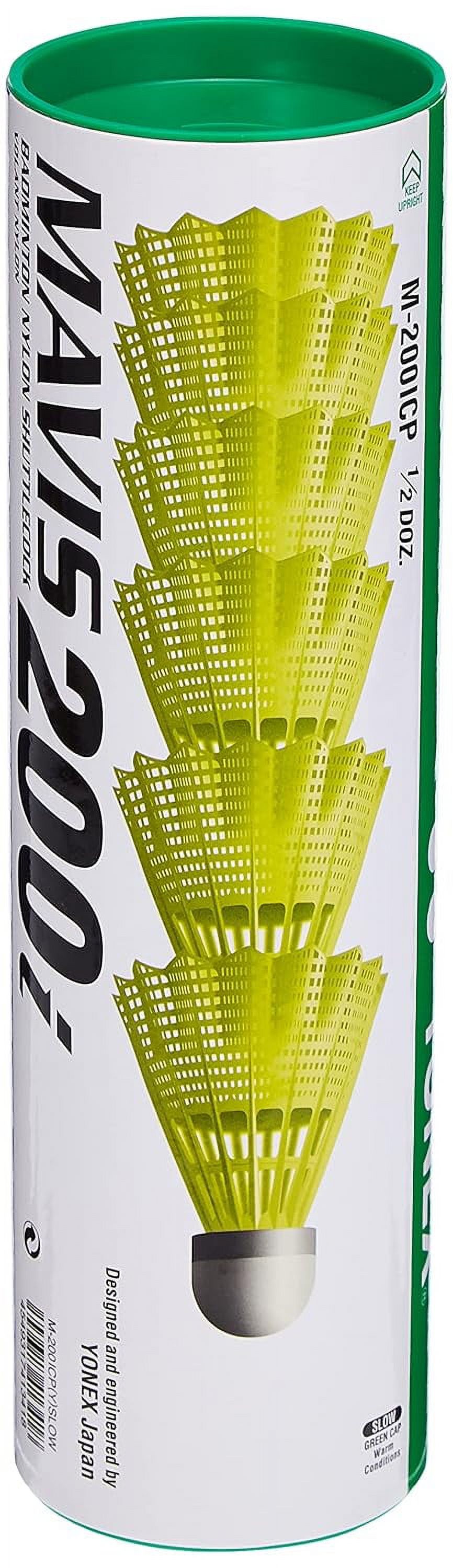 Yonex Mavis 200i Nylon Shuttle Cock (Yellow) - Pack of 6 - Walmart.com