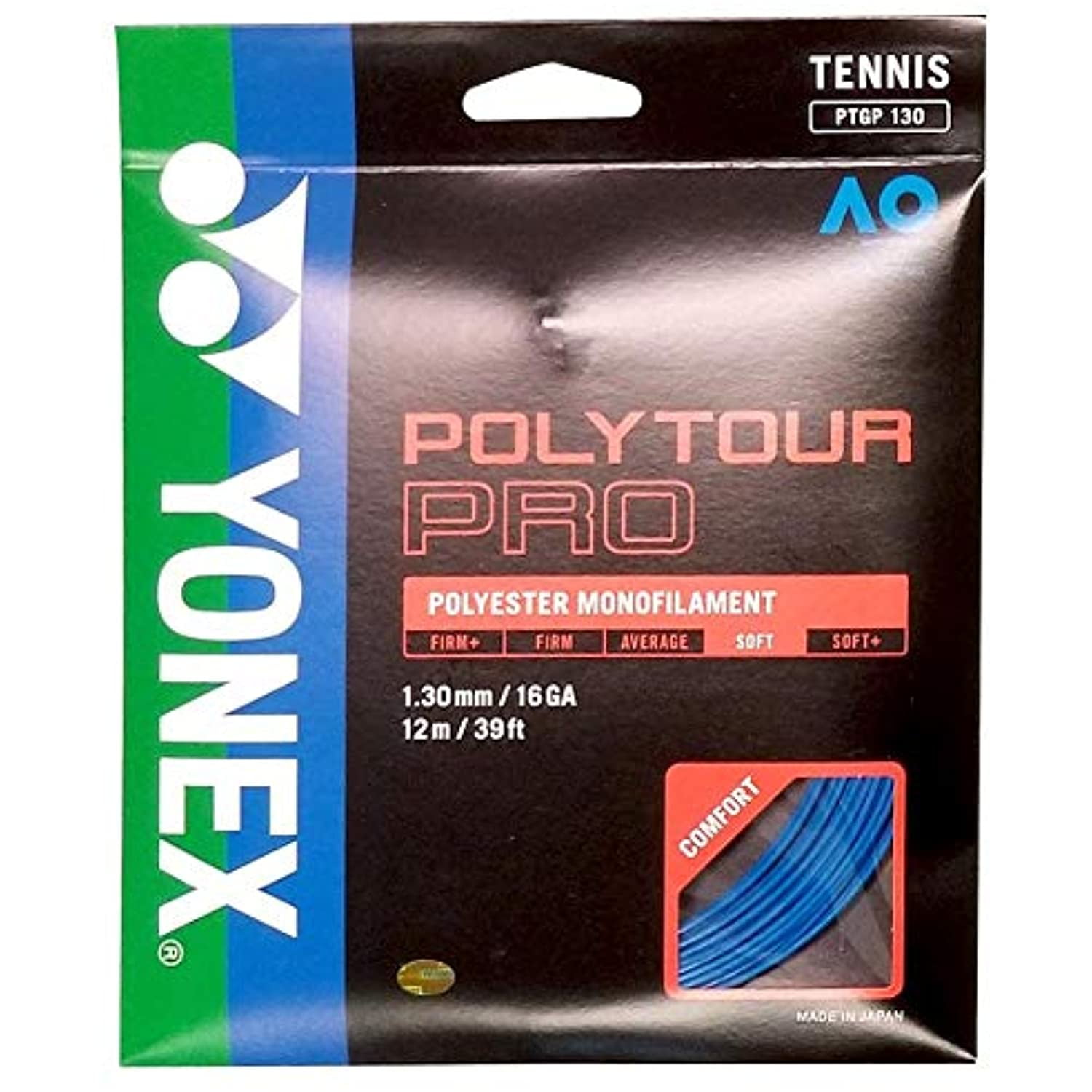 Yonex Poly Tour Pro Blue Tennis String ( 18 Blue ) - Walmart.com
