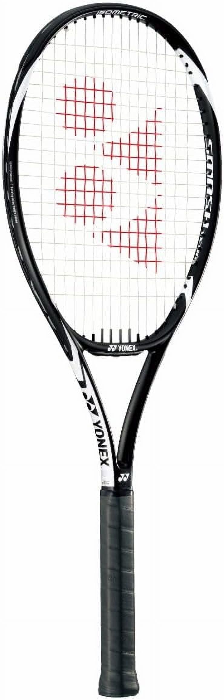 Yonex Smash Team Tennis Racket (290g) Pre-Strung - Black/White G2 ...