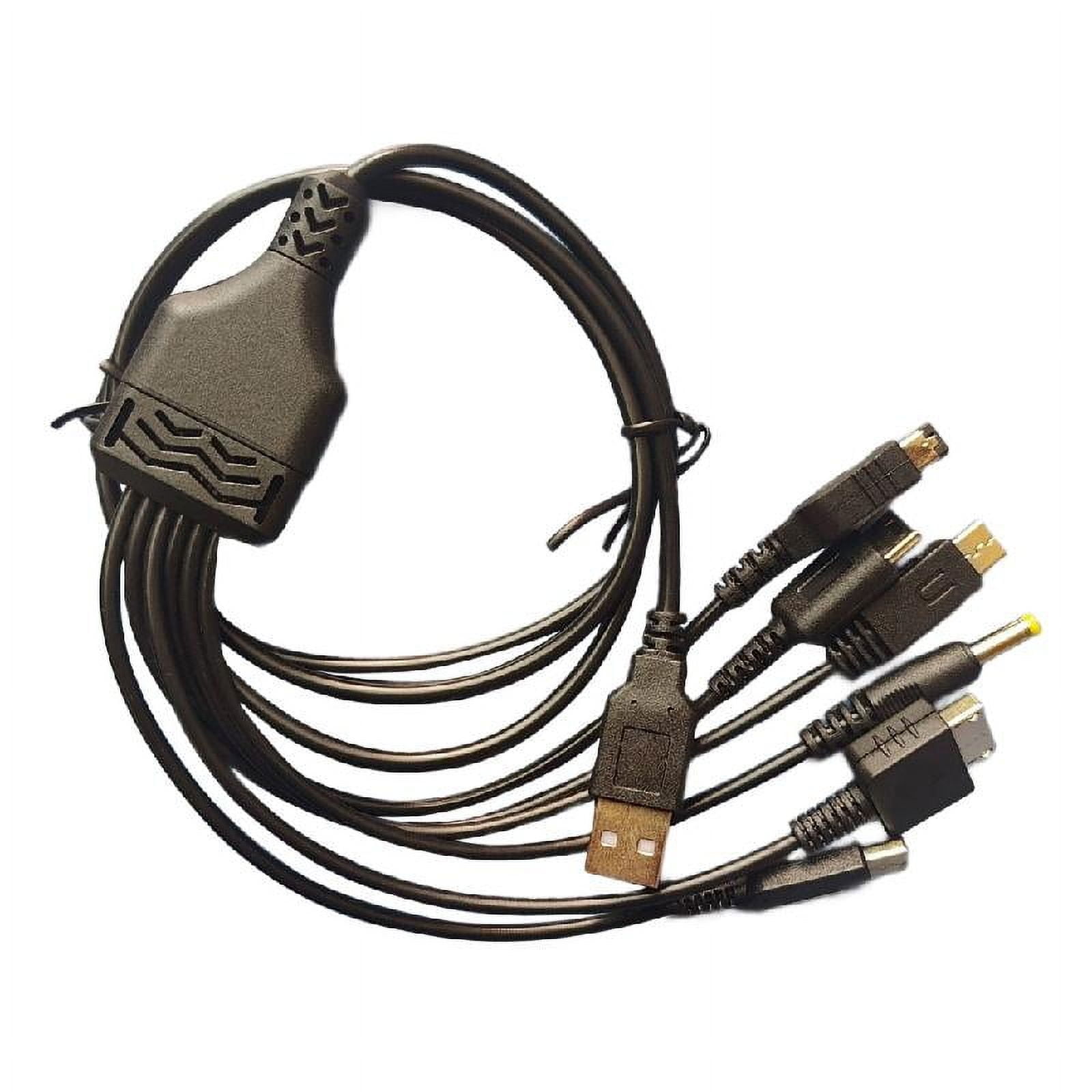 YongCo 1.2m USB Power Supply Cable Cord 6 in 1 Charging Cable Wire Line ...