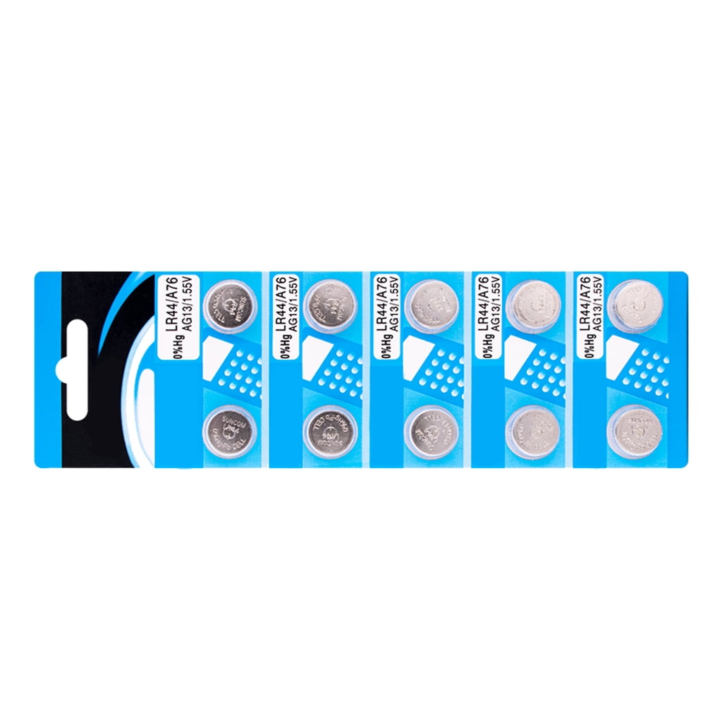YongCo 10/20Pieces High Capacity LR44 AG13 .5 V Alkaline Button Cell ...
