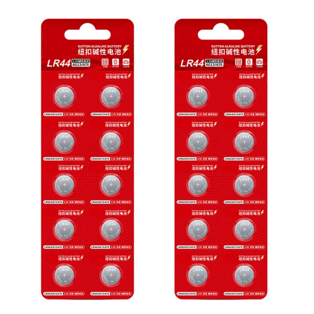YongCo 10/20pcs LR44 Button Cell Batteries 1.5V Button Battery For Various Electronics - Walmart.com