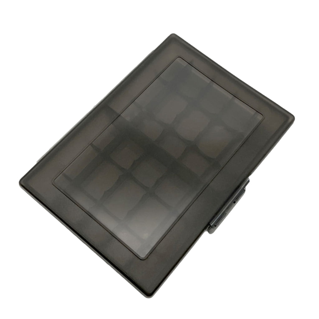 YongCo 10 Grids AA Batteries Storage Box Battery Holder Case Organizers ...