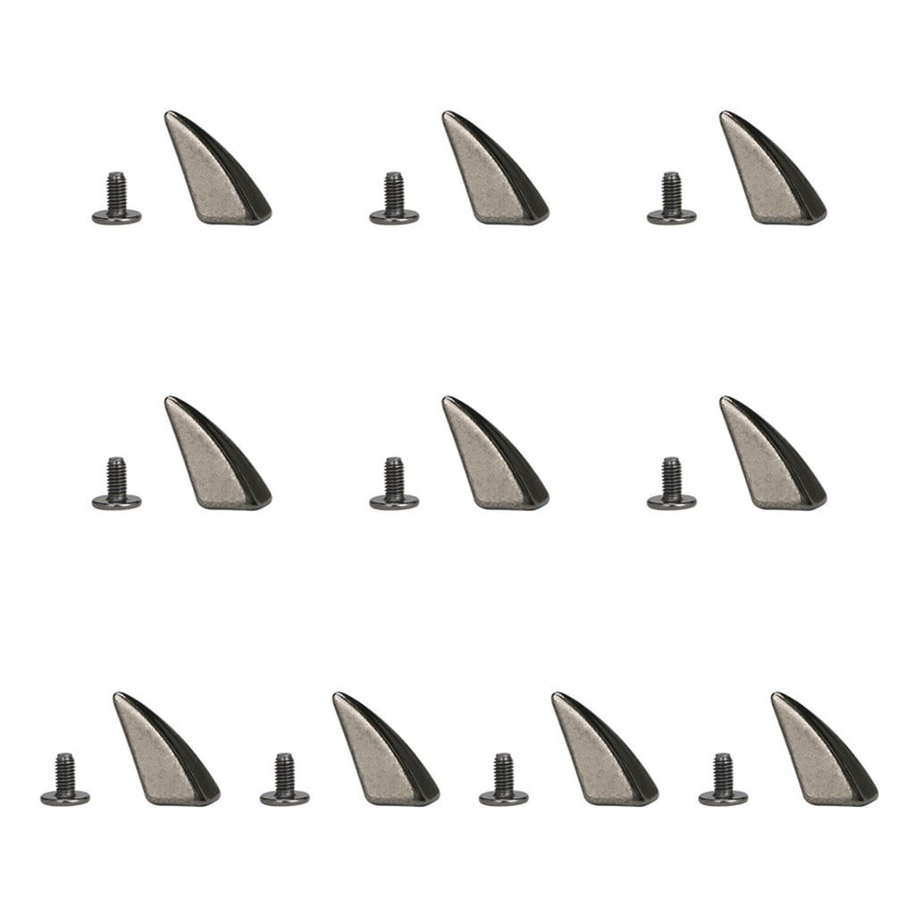 YongCo 10 Set Unique Spikes Screwback Spikes Fashion Accessories ...