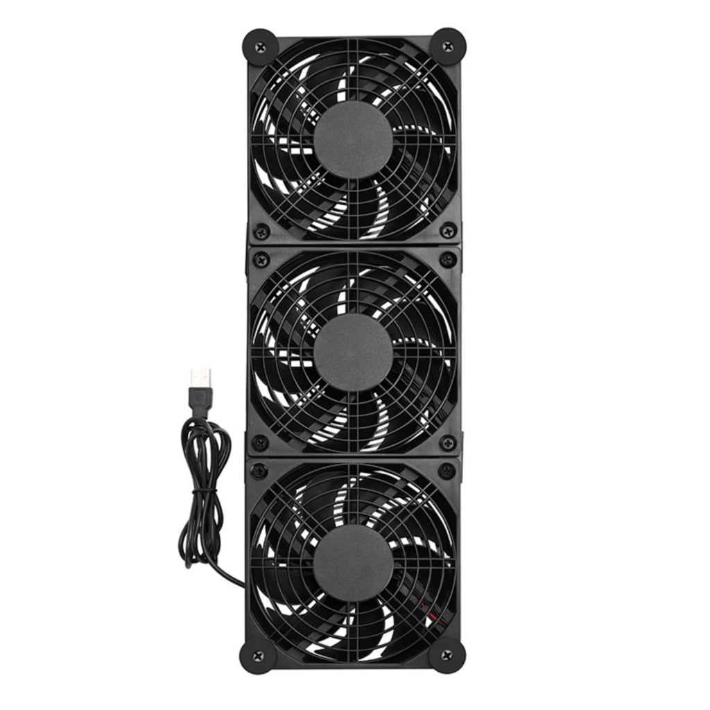 YongCo 120mm USB 5V Cooling Fan Portable Cooling Fan for Tablet TV ...