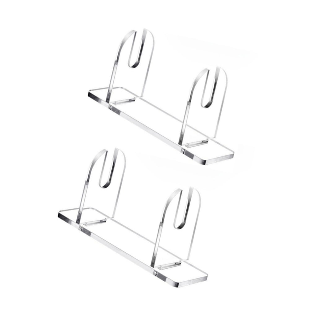YongCo 2/3Pcs Acrylic Hand Fan Holder Clear Folding Fan Display Stand ...