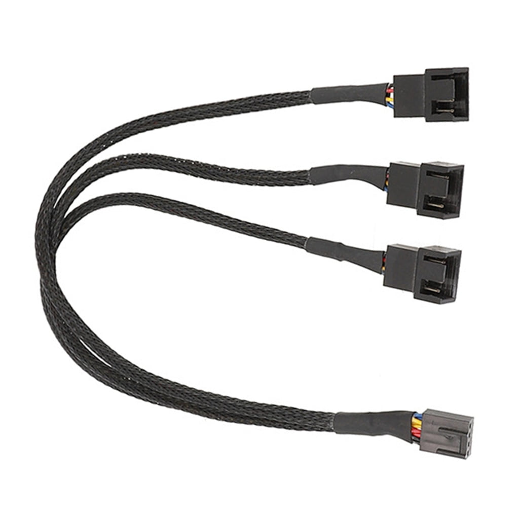 YongCo 3/4 Way 4 Pin Fan Splitter Cable PC Fan Extension Cable Fan ...