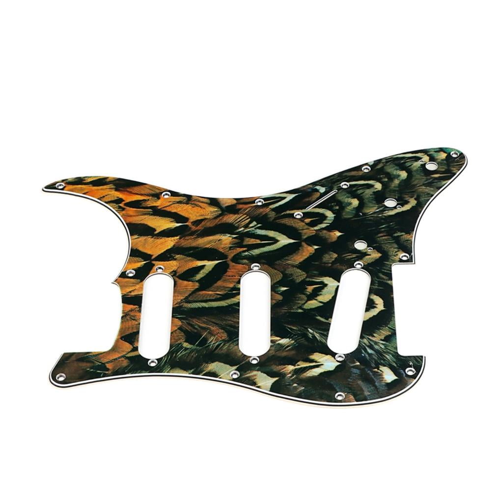 YongCo 3Ply 11 Holes Guitar Bass Pickguard Scratch Plate Pick Guards ...