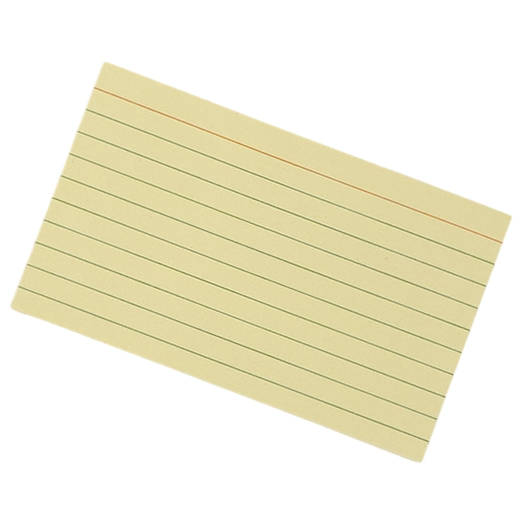 YongCo 50 Sheets Lined 3x5Inch Study Card Note Card Small Ruled ...