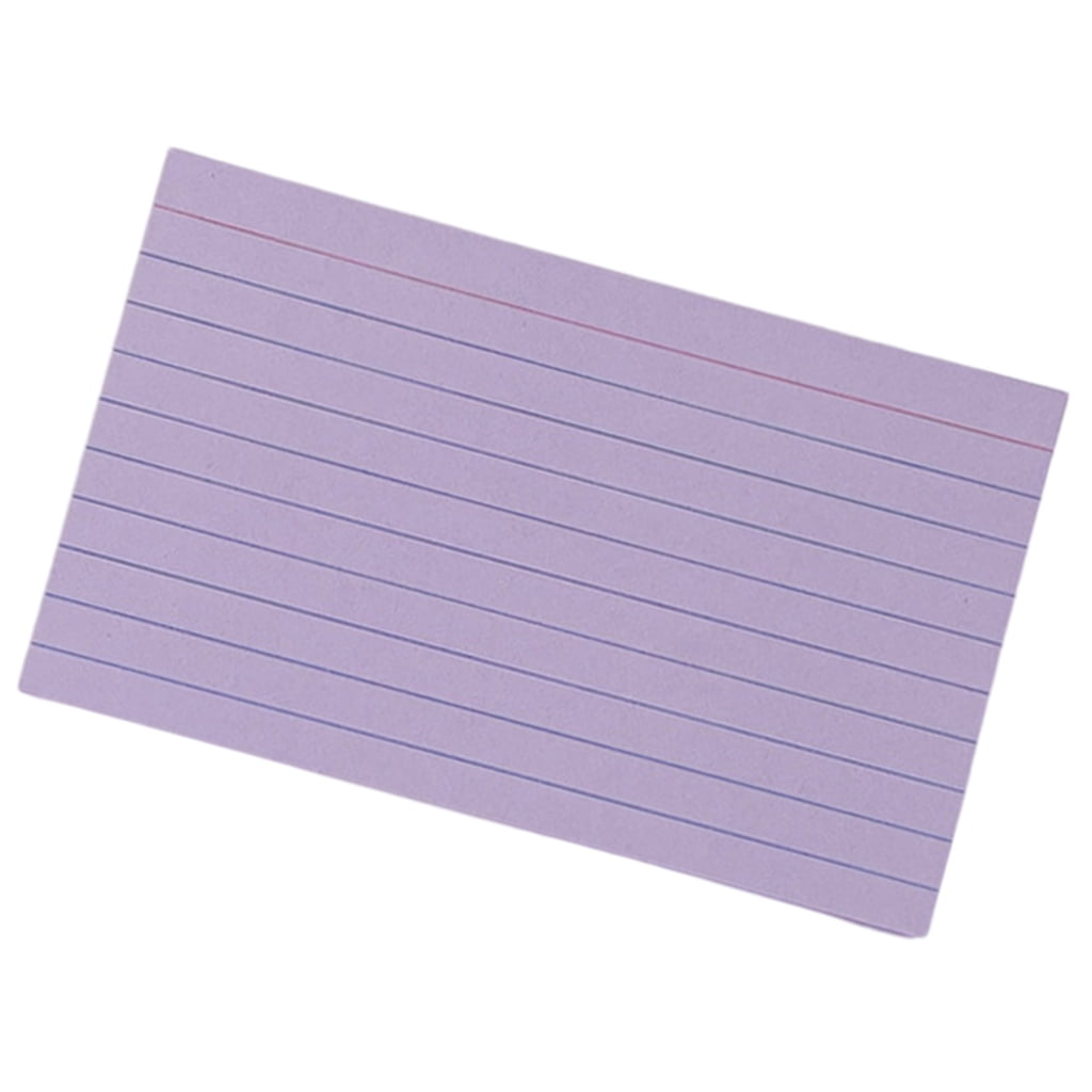 YongCo 50 Sheets Lined 3x5Inch Study Card Note Card Small Ruled ...