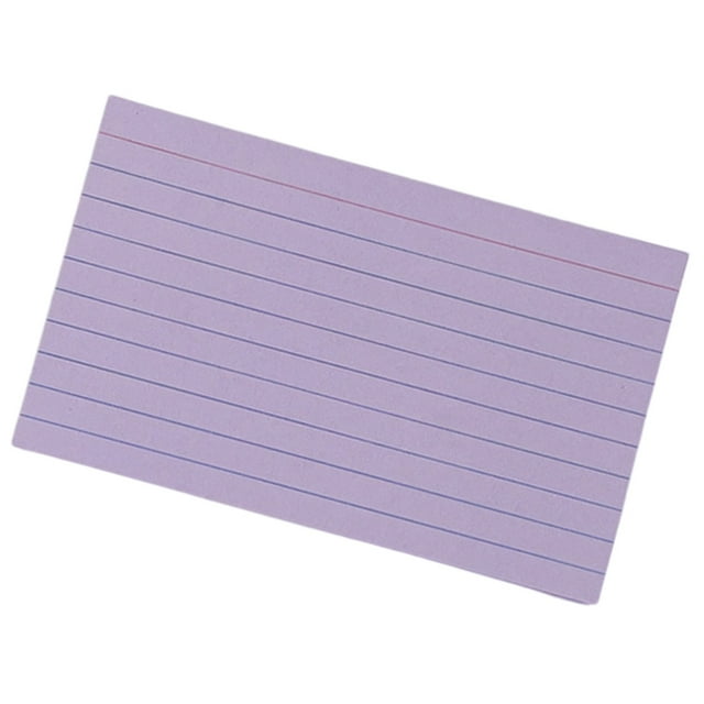 YongCo 50 Sheets Lined 3x5Inch Study Card Note Card Small Ruled ...