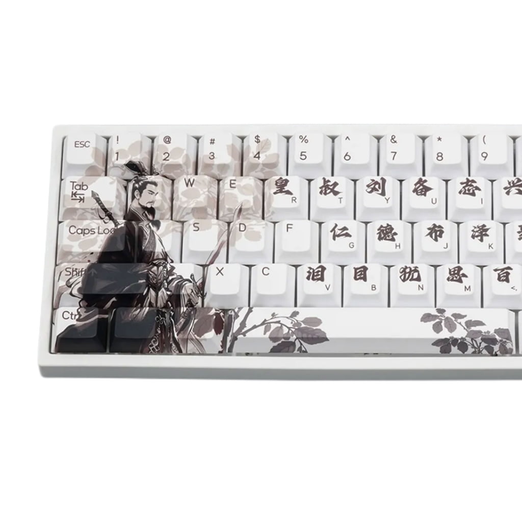 YongCo 75 Key Keycap Set From Thick PBT Chinese Three Kingdoms Culture ...