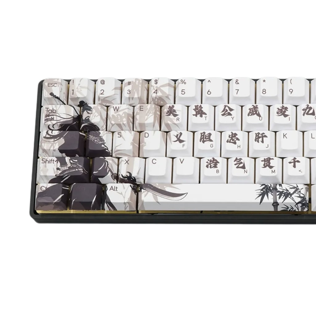 YongCo 75 Key Keycap Set From Thick PBT Chinese Three Kingdoms Culture ...
