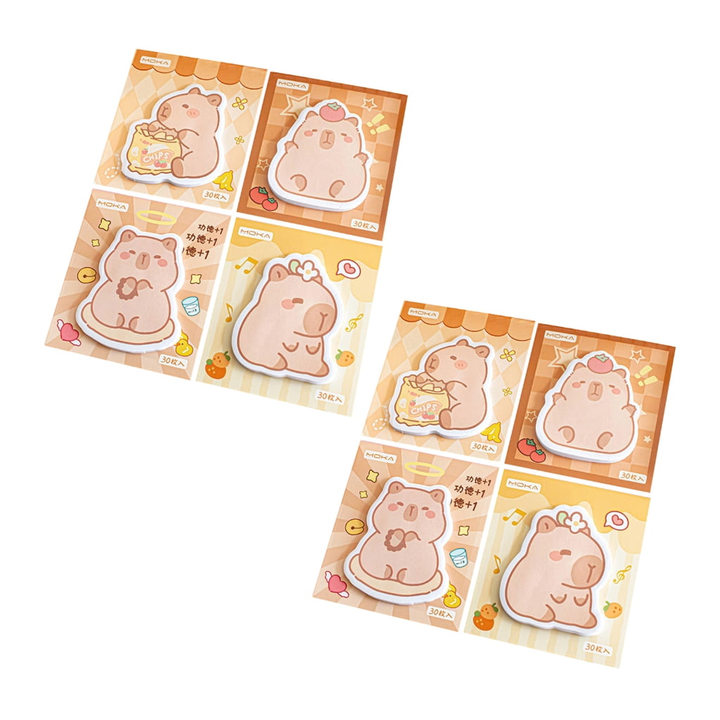 YongCo 8Pcs Selves-Adhesive Stick Notes Pad Cartoon Shape Stick Notes ...