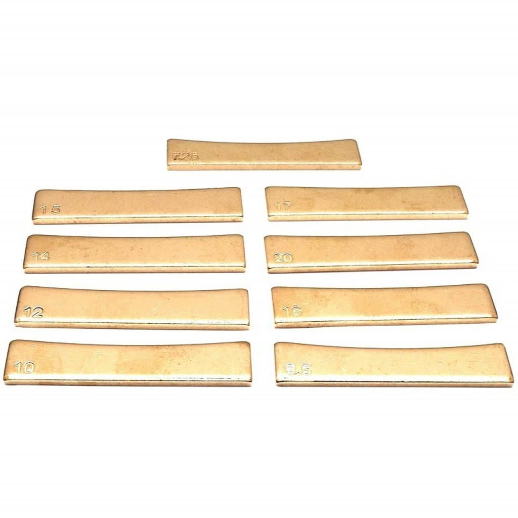 YongCo 9Pcs Bass Guitar Frets Radius Press Caul Fingerboard Fret ...